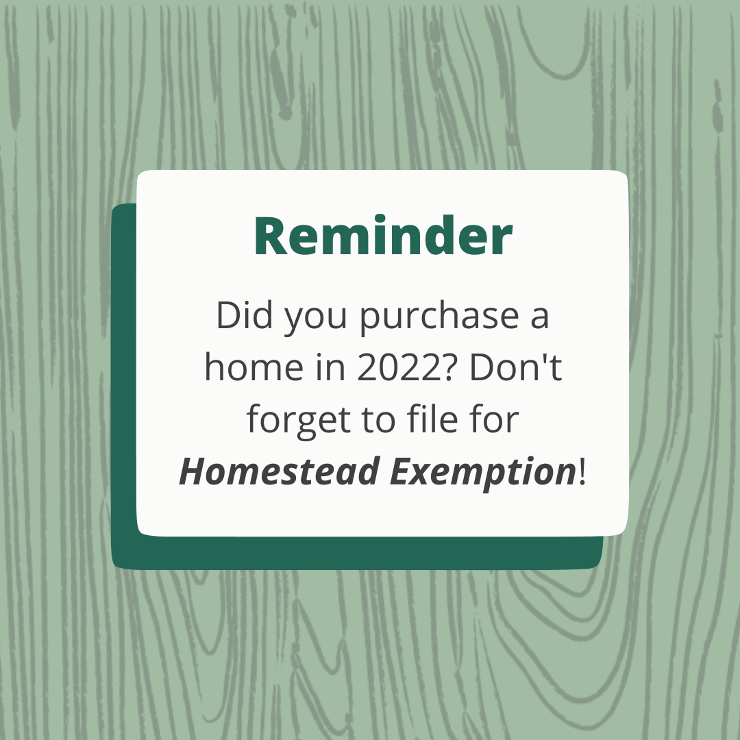 How to File for Homestead Exemption - Sage and Cedar
